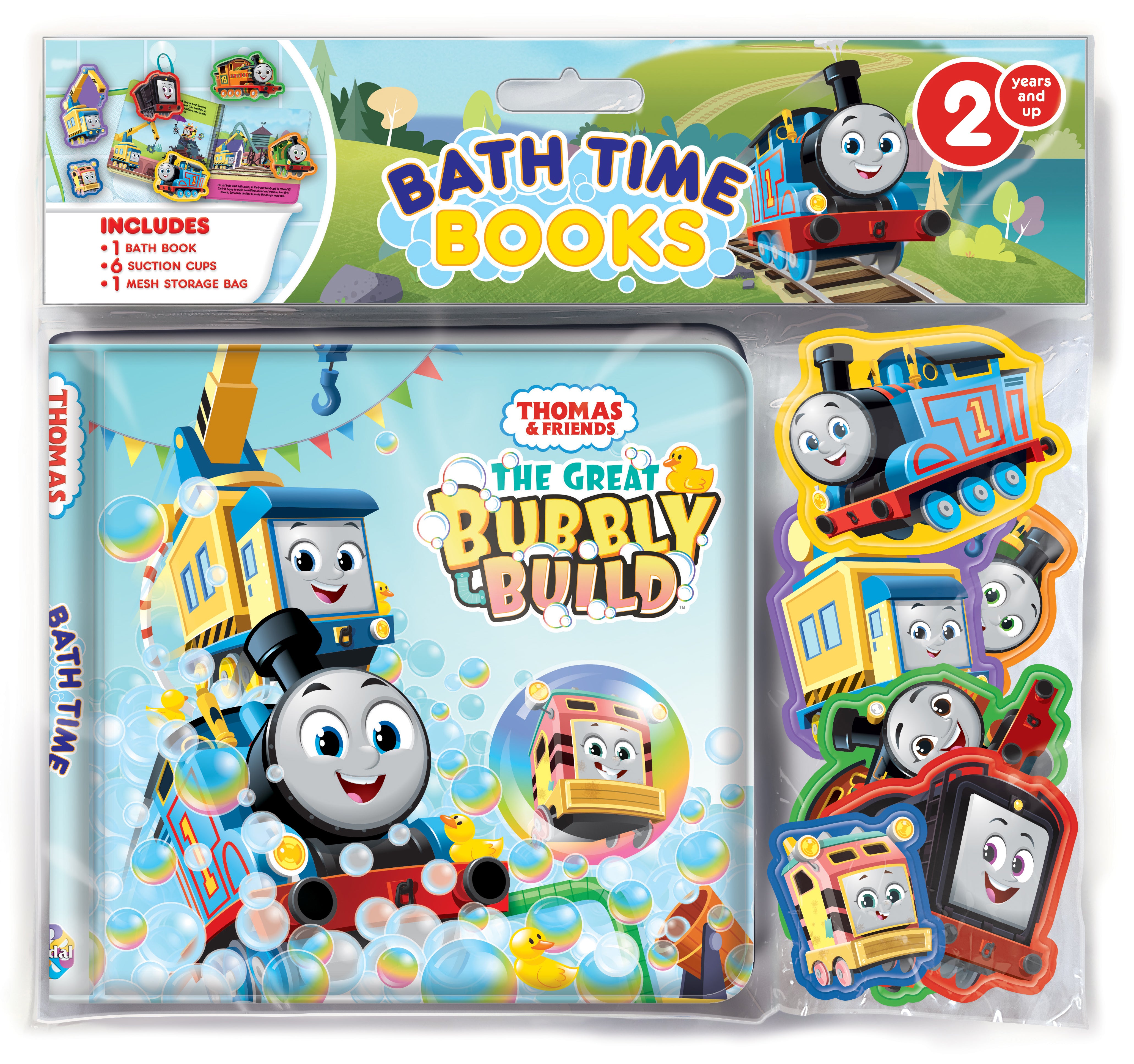 Thomas & Friends The Great Bubbly Build Bath Time Book – Phidal
