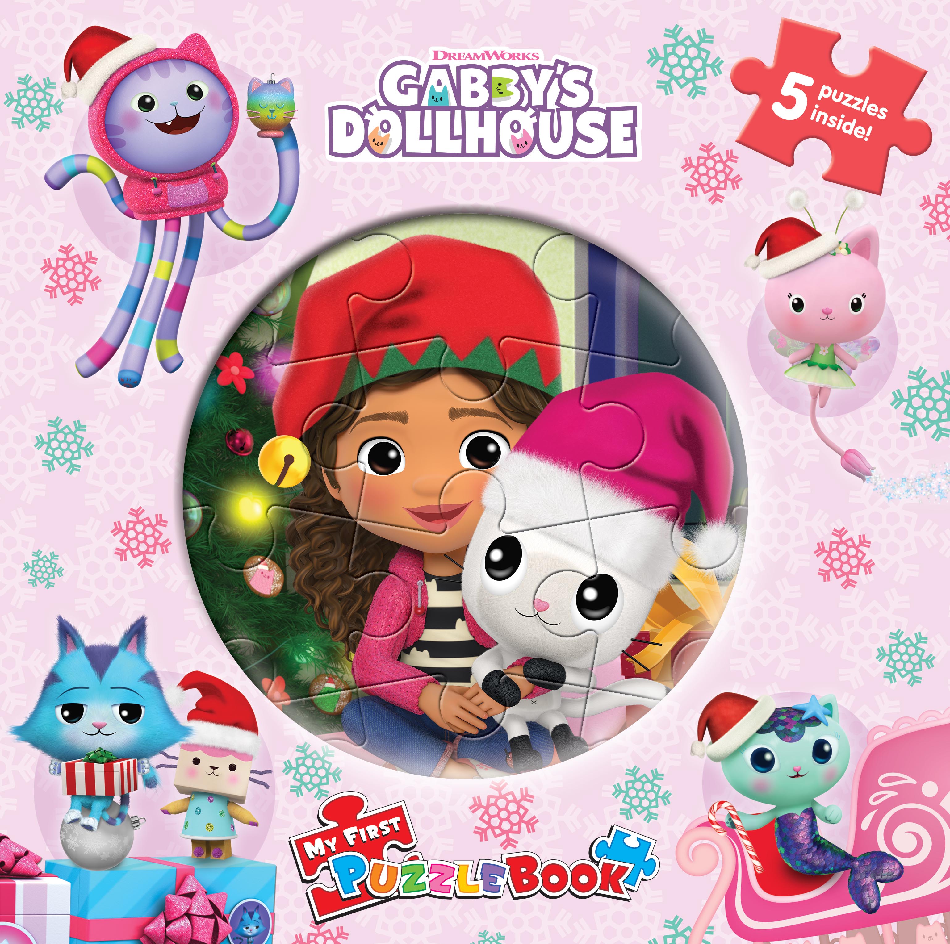 Gabby's Dollhouse Christmas My First Puzzle Book – Phidal