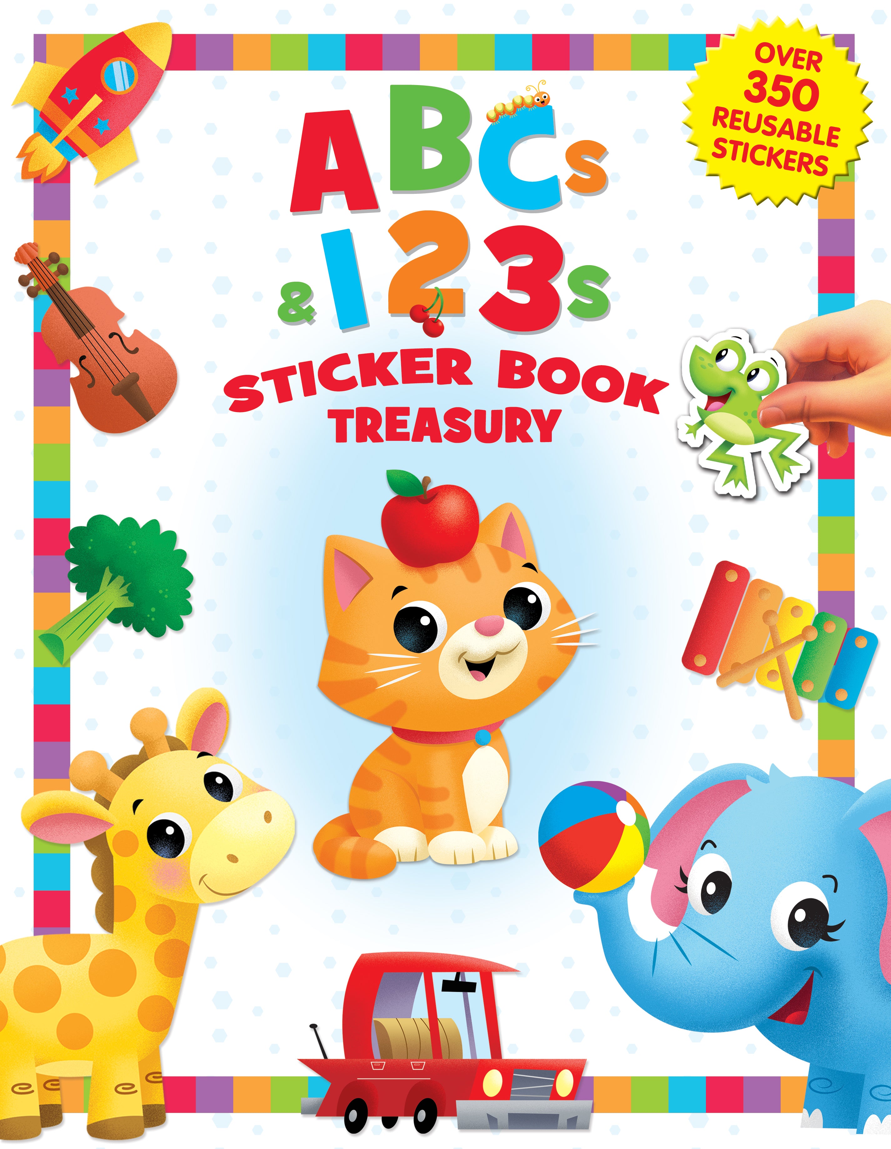 ABCs & 123s Sticker Book Treasury – Phidal
