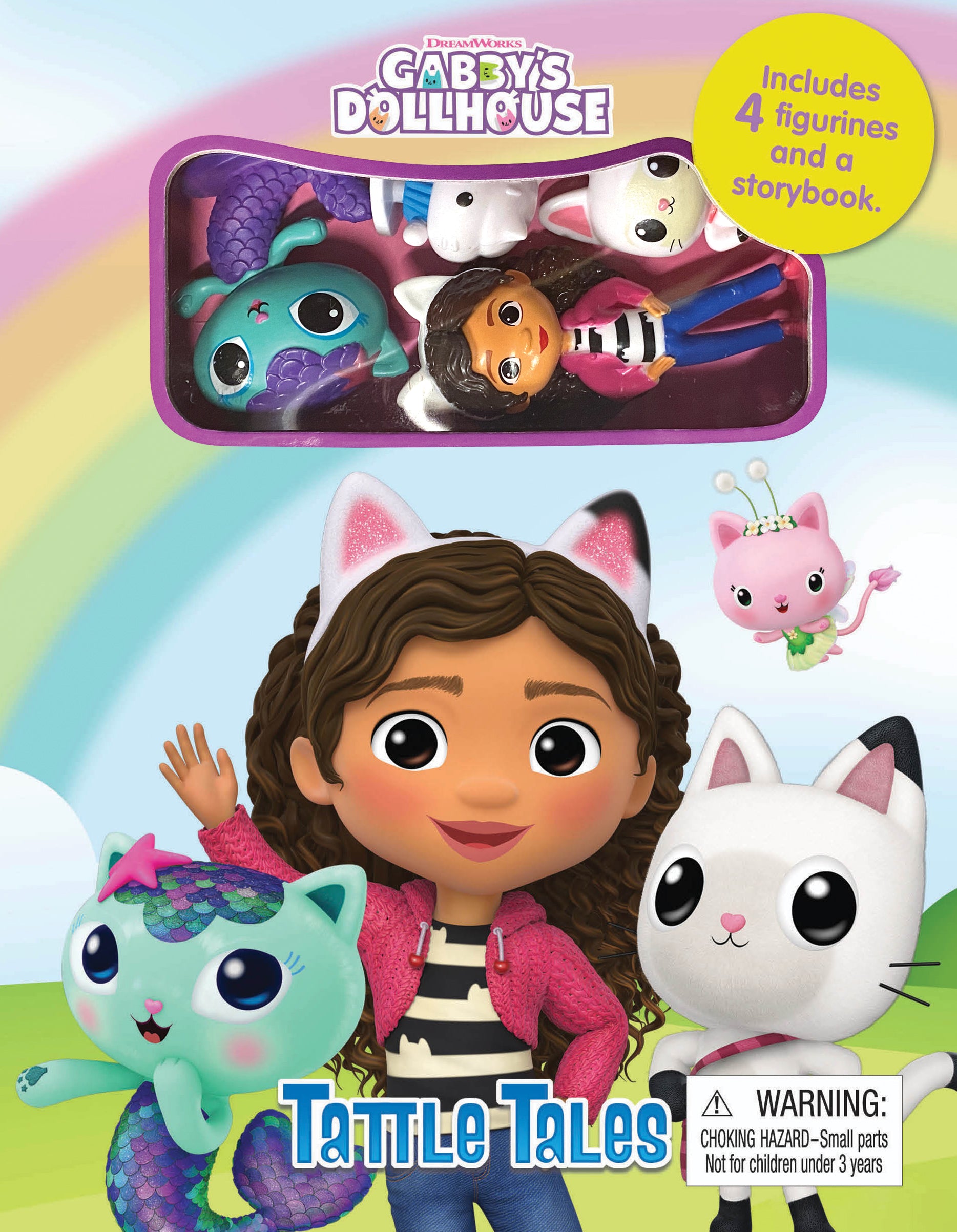 Gabby's Dollhouse, Book With Figurines – Phidal