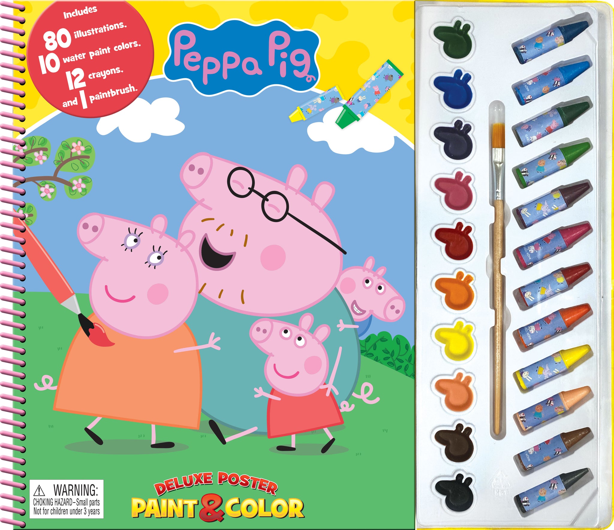 how to color peppa pig
